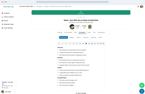 TeamSync - The All-in-One App for GAA Team Management